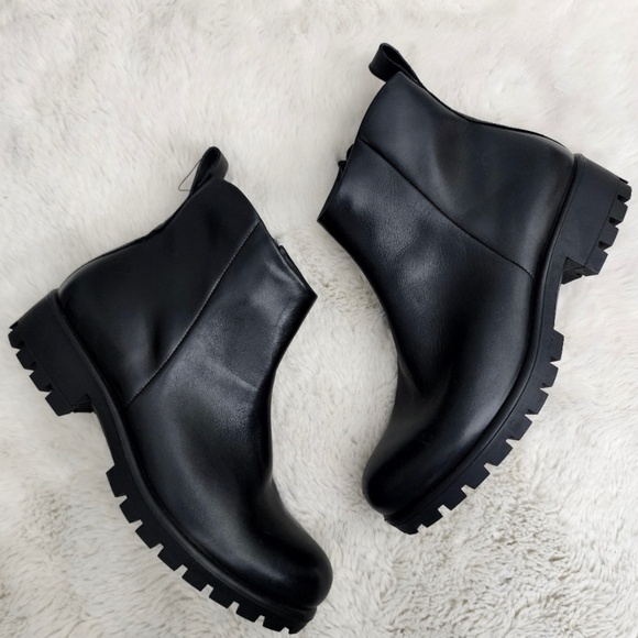 Ecco | Shoes | New Ecco Modtray Water Resistant Black Leather Ankle ...